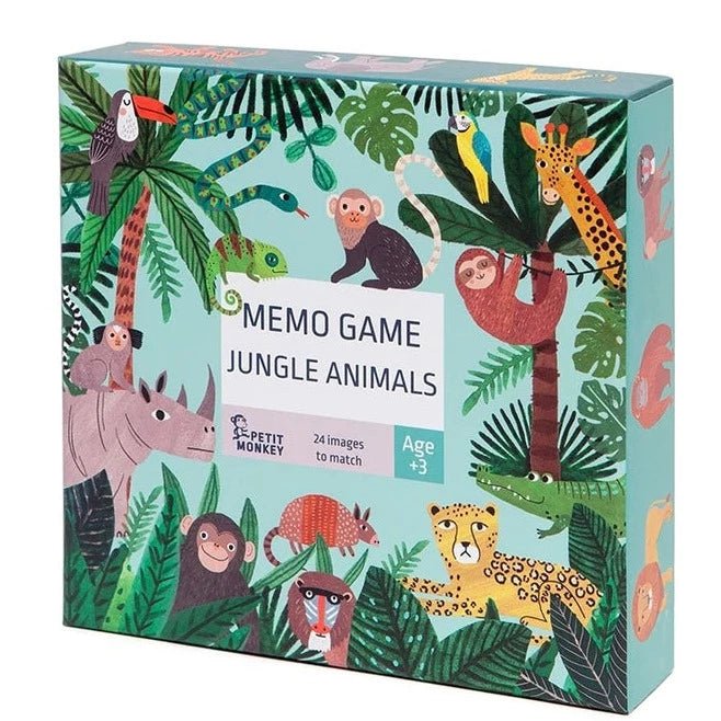 Memory Spiel "Jungle animals" - Petit Monkey – Little Baby Pocket